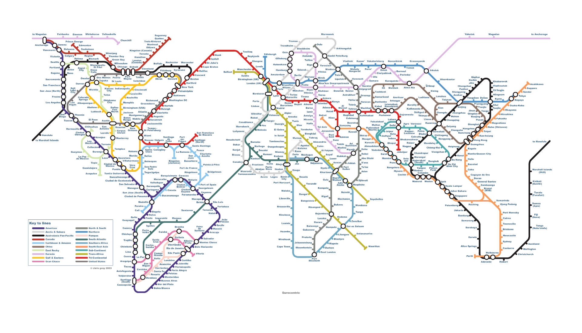 World Tube Maps | Art Book by Chris Gray